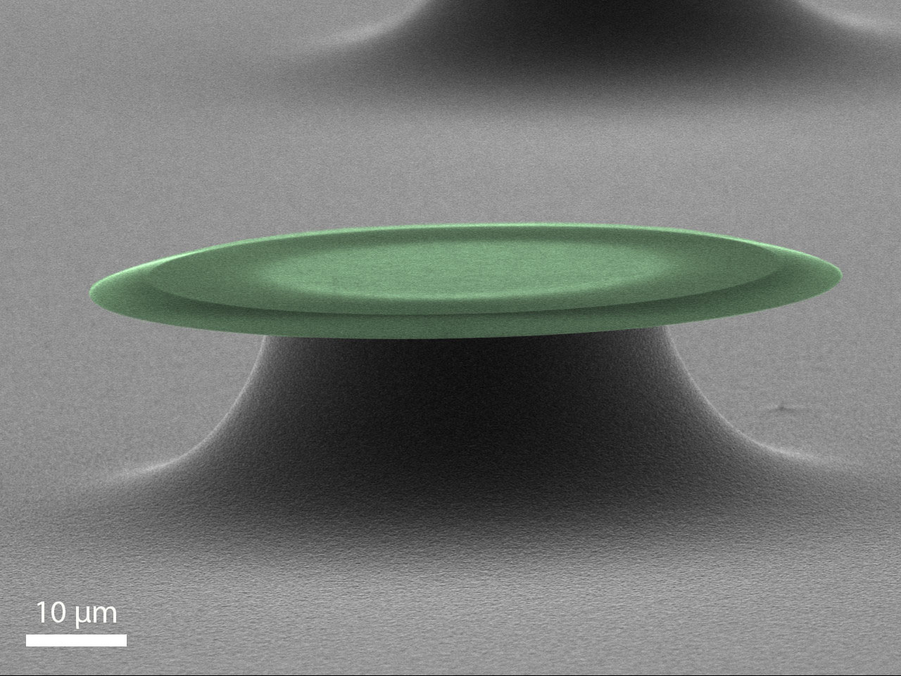 Silica microdisk – Christopher G. Baker